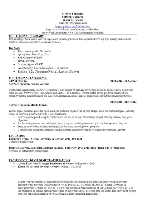 Javadeveloper Backenddeveloper Jobseeker Opentowork Halyna Yakovlieva