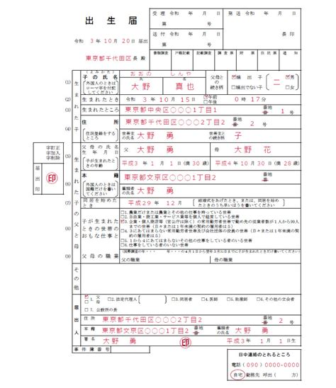 出生届 しゅっしょうとどけ しゅっせいとどけ Japanese English Dictionary Japaneseclassjp