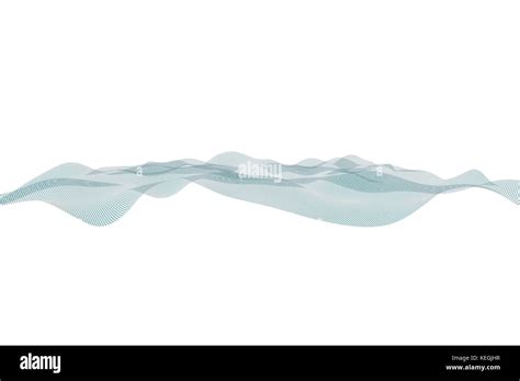 Virtual Space Abstract Grid Landscape Stock Photo Alamy