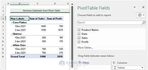 How To Remove Subtotals In Excel 2 Methods ExcelDemy