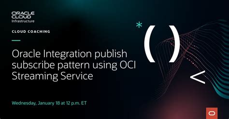 Hygor Cunha On Linkedin Cloud Coaching Oracle Integration Publish Subscribe Pattern Using Oci
