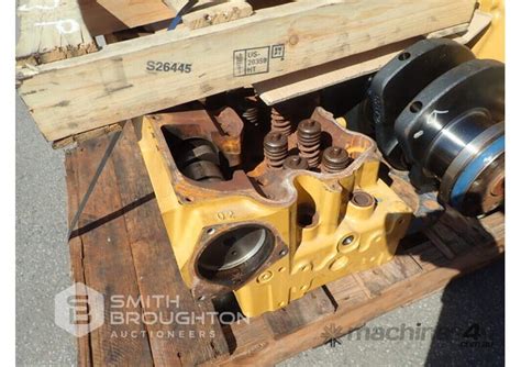 Buy Used 3 X Crates Comprising Of C15 6 Cylinder Diesel Engine Diesel