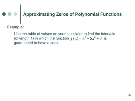 55 Real Zeros Of Polynomial Functions Ppt Download