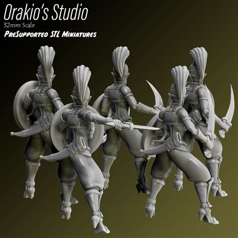 Desert Guards 3d Model 3d Printable Cgtrader