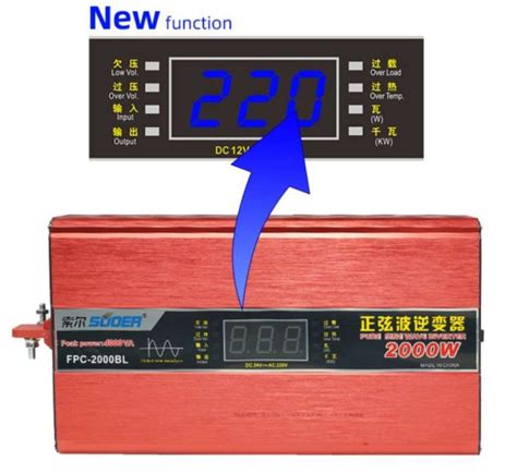 Promo Inverter Suoer Pure Sine Wave 24v Fpc 2000b Solar Panel Surya