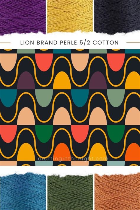Groovy Yarn Color Palette For Crochet And Knit Crafting In The Night