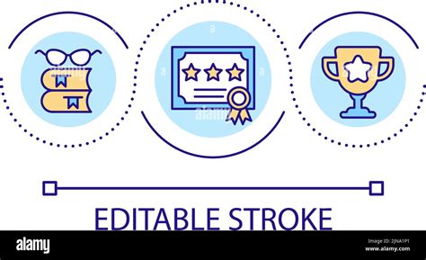 Credentials Loop Concept Icon Stock Vector Image Art Alamy