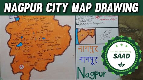 How To Draw Nagpur City Map SAAD YouTube
