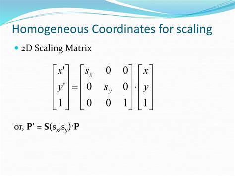2d Transformatiomcomputer Graphics 2d Translation Rotation And Scaling