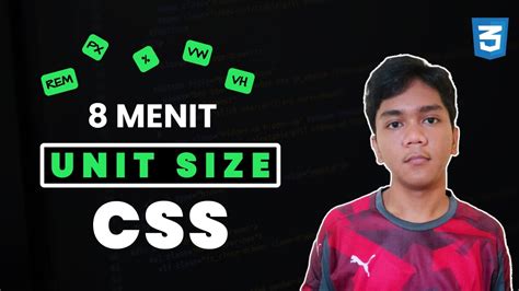 Css Unit Dalam 8 Menit Css Dasar 15 Youtube