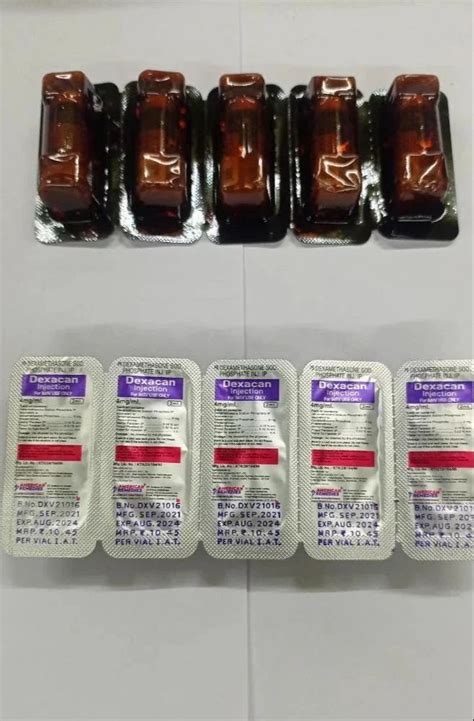 Dexacan Injection Dexamethasone Sodium Phosphate Injection Ip 4mg Ml 10 X 5 X 2ml At ₹ 200 Box