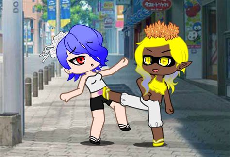 Gacha Club Wrestling Shiver Vs Frye 2 By Kudiruka1106 On Deviantart