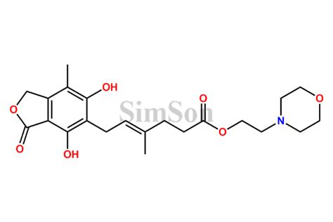 Mycophenolate Mofetil Ep Impurity A Cas No 1322681 36 6 Simson