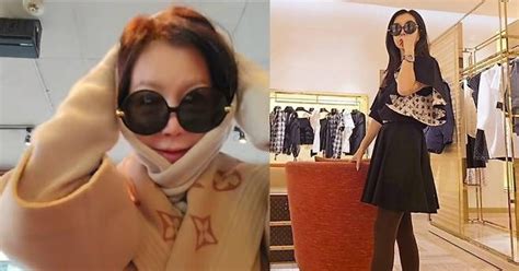 ‘60대 제니 박준금 루이비통 둘렀다 하이힐에 짧은 옷 20대 옆태 초동안 원피스룩