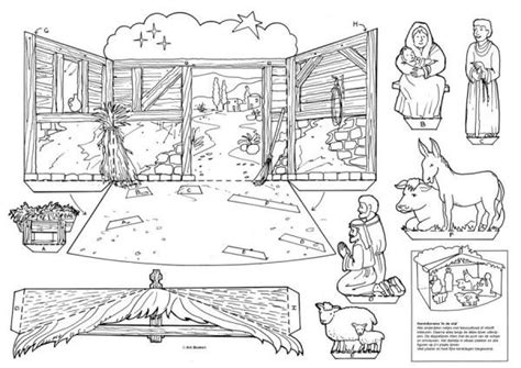 Pesebres Para Armar Y Colorear Buscar Con Google Christmas Diorama