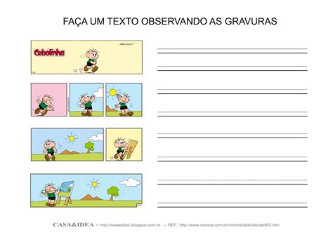 Historia Em Quadrinhos Para Produção De Texto