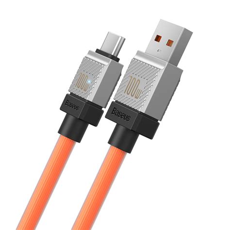 Baseus CoolPlay Series Kabel USB Typ C do telefonów Huawei Honor W m m Pomarańczowy