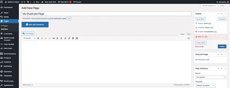 How To Duplicate A Page In Wordpress With Elementor Webhive Digital