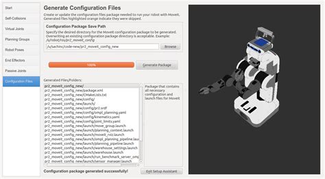 Setup Assistant Tutorial — Moveittutorials Indigo Documentation