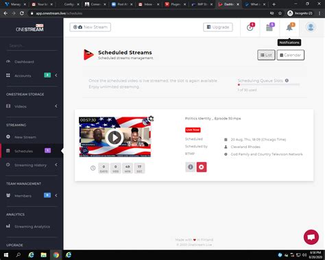 Configure Live Stream · Issue 3493 · Wwbnavideo · Github