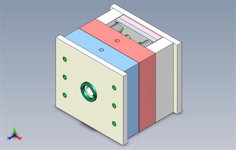 简单电器外壳模具 Parasolid 模型图纸下载 懒石网