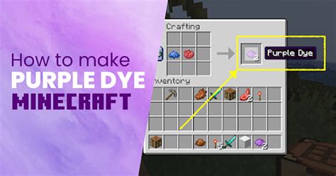 How To Make Purple Dye In Minecraft 5 Easy Step Guide