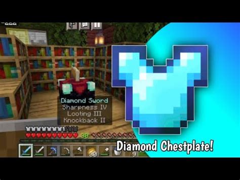 Enchanting My Diamond Chestplate Amazing Minecraft 1 19 Survival YouTube