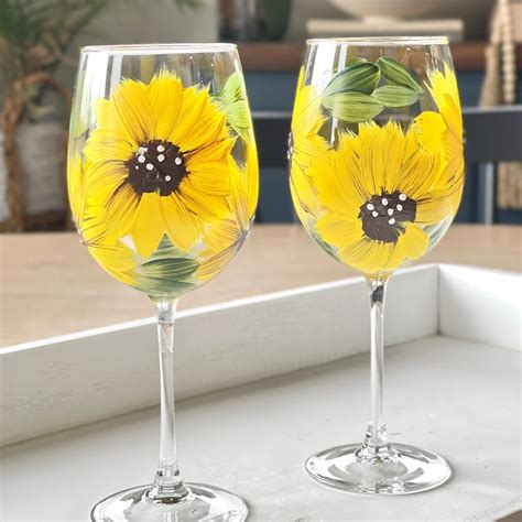 Rustic Wine Glasses Etsy