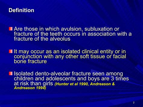 Dento Alveolar Fractures Ppt