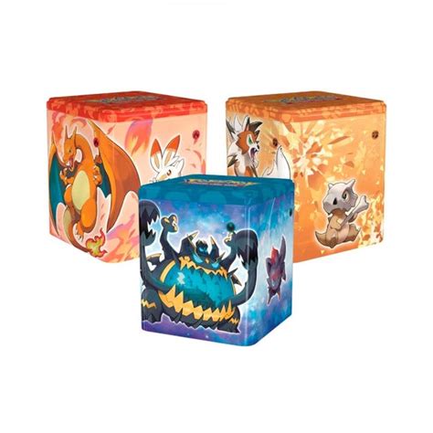 Pokemon Tcg Stacking Tin Fightingfiredarkness Assortment Toys Zavvi France