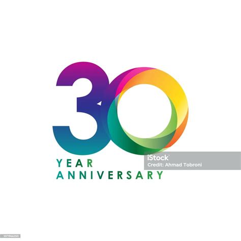 30年校慶向量範本設計插圖向量圖形及更多30號圖片 30號 事件 商務 Istock