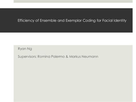 Ensemble Coding