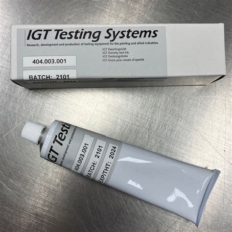 Igt Density Ink Igt Testing Systems