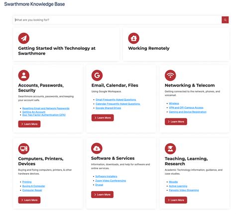 Embarking On A Digital Odyssey Swarthmore Its Unveils A New Knowledge Base Help Site