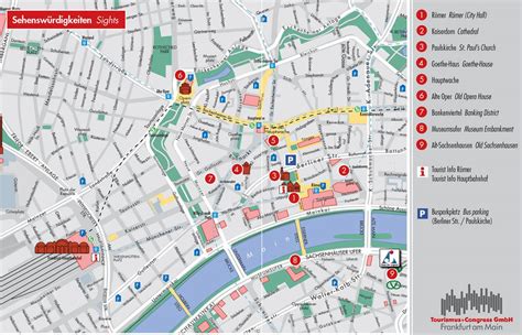 Stadtplan Von Frankfurt Am Main Detaillierte Gedruckte Karten Von