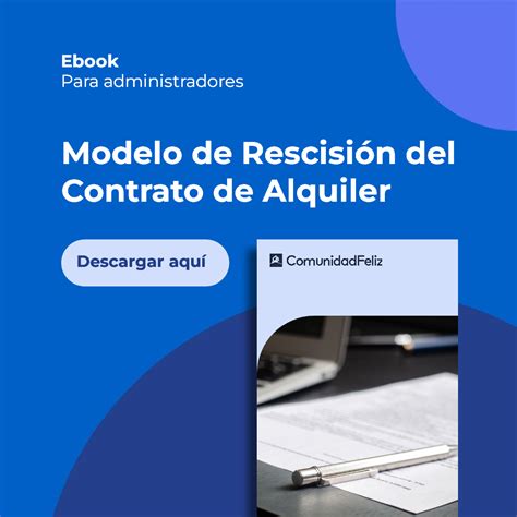 Modelo De Rescisión Del Contrato De Alquiler Ebook Gratuito