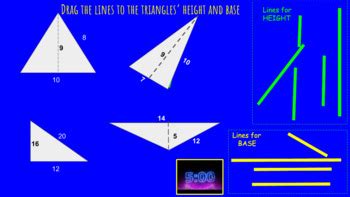 Base And Height In Parallelogram Triangle Interactive Google Slides