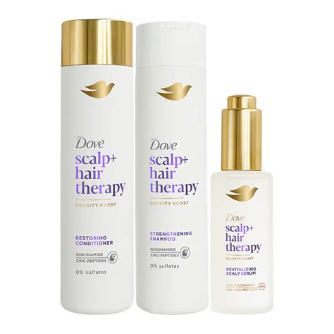 Dove Scalp Hair Therapy Revitalizing Serum Sulphate Free Shampoo