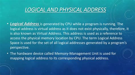 Memory Management Ppt Pptx