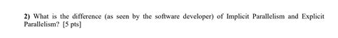Solved 2 What Is The Difference As Seen By The Software