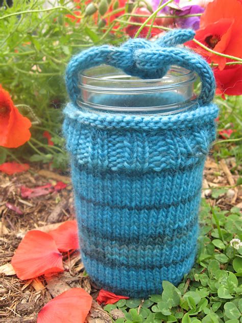 Ravelry Mason Jar Cozy Pattern By Angela Baker