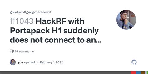 Hackrf With Portapack H1 Suddenly Does Not Connect To Any Computer Via Usb · Issue 1043