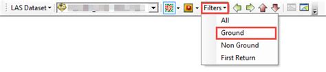 How To Extract Las Ground Points From A Las Dataset To A Tin Based Surface In Arcmap