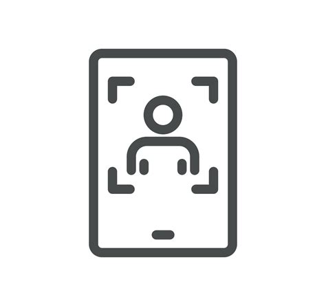 Biometric Related Icon Outline And Linear Vector 24233760 Vector Art