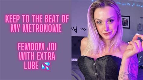 Femdom Metronome Joi With Extra Lube Tegan Fierce Clips4sale