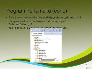 Pemrograman Mobile Android Modul III PPT