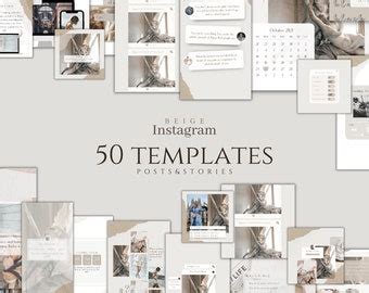 Nude Social Media Template Etsy UK