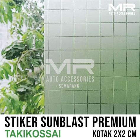 Jual Stiker Kaca Sunblast Sticker Sandblast Es Kotak 2 Cm High