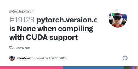 Pytorchversioncuda Is None When Compiling With Cuda Support · Issue
