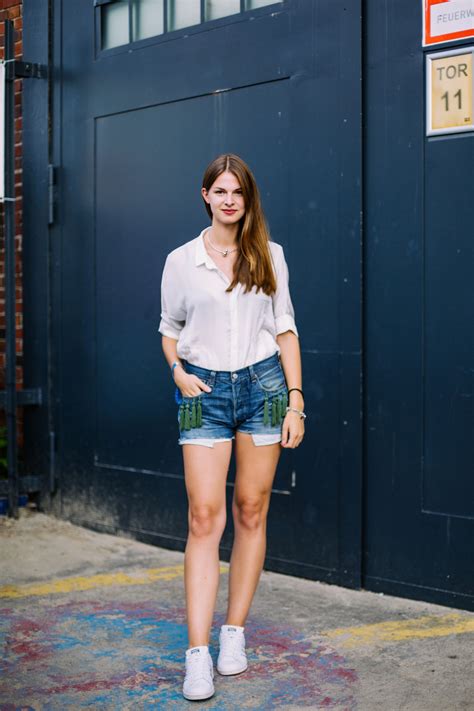 Denim Shorts And White Shirt Why Its One Of My Favourite Combinations